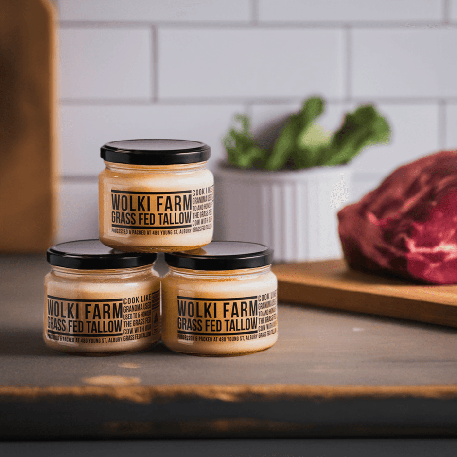 Grass Fed Beef Tallow – Wolki Farm
